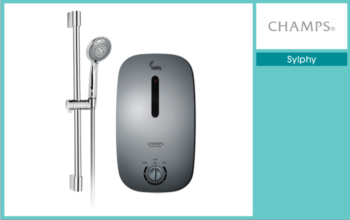 CHAMPS SYLPHY INSTANT WATER HEATER (MATTE GREY) - PH Bathroom